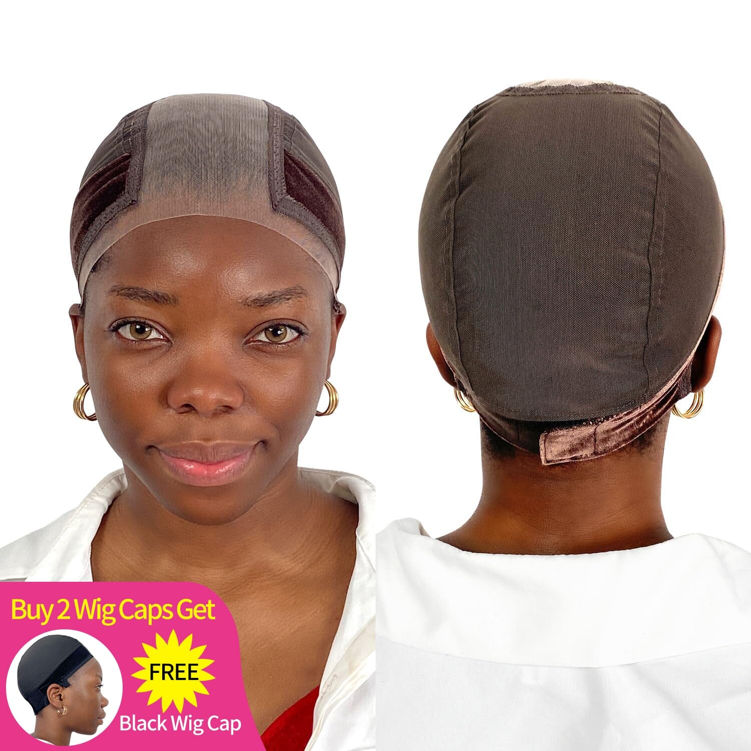 Labhairs Wig Grip Cap For Keeping Wigs In Place More Cap-wide Transpar ...