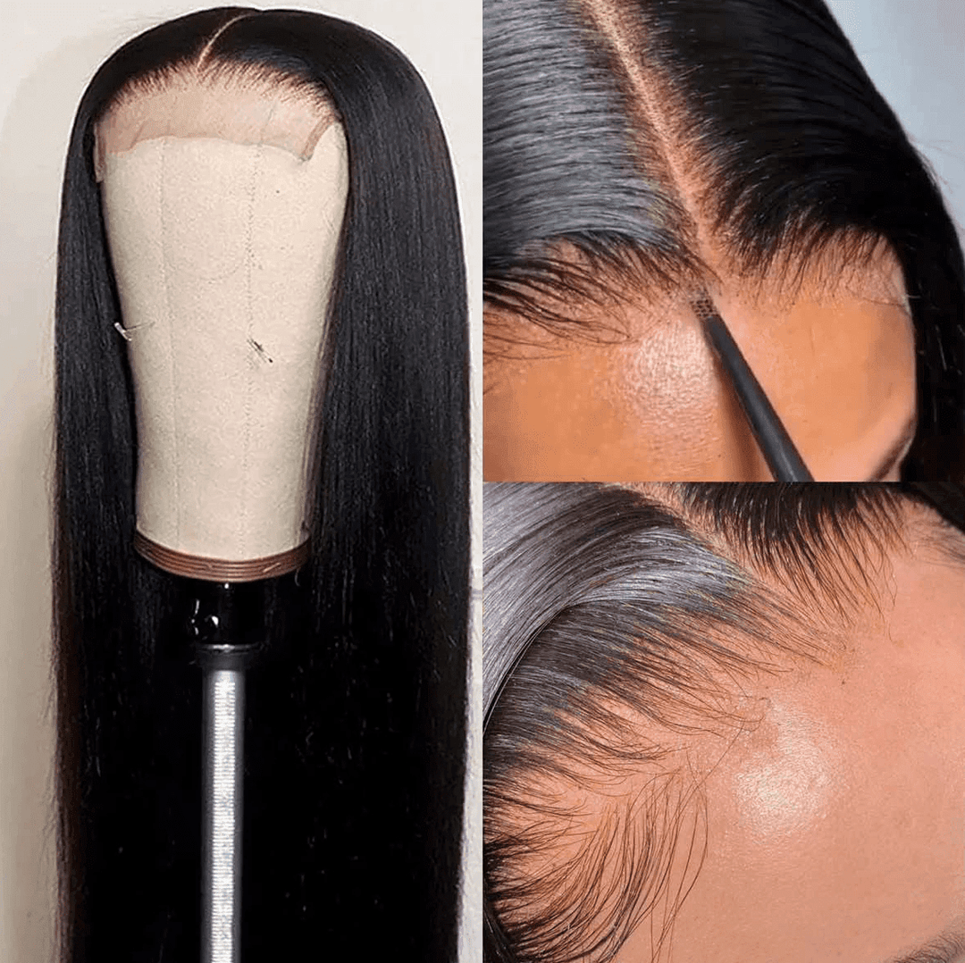 5X5 Closure Top Swiss HD Lace 100% Real Glueless Wig | Straight – LABHAIRS®